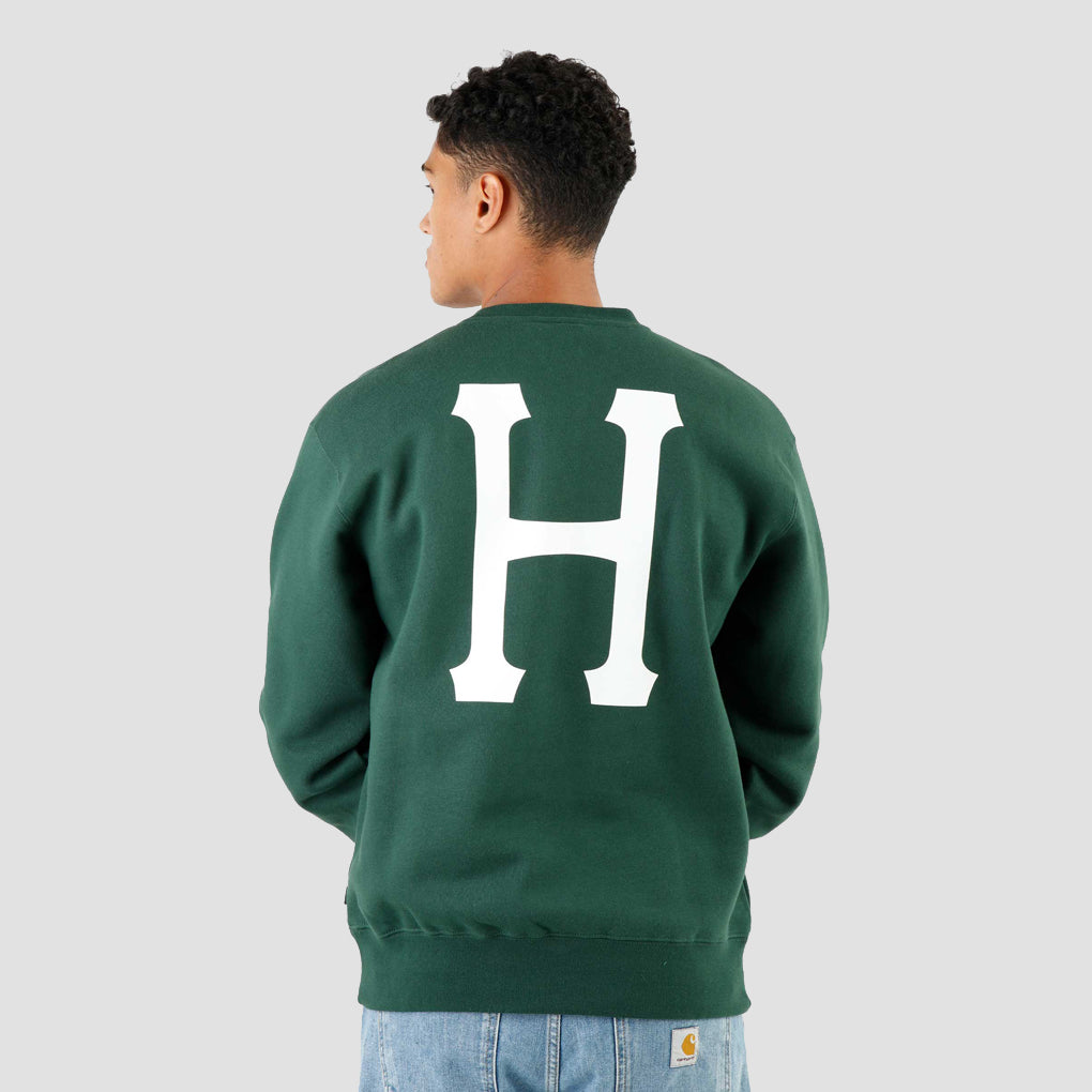 HUF ESSENTIALS CLASSIC H CREW – KHG | Official